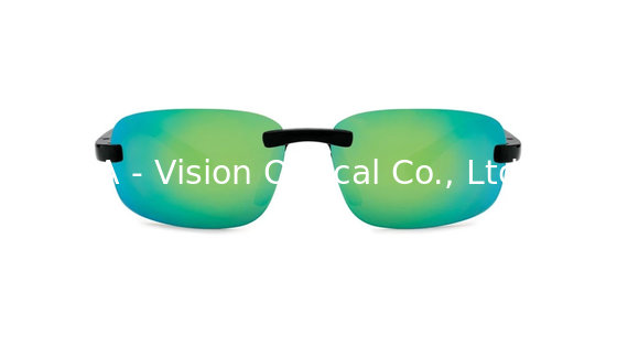 Ultra Lightweight Men's Rimless Sports Sunglasses Polarized lens 100% UV protection TR 90 Unisex frame Brand Designer supplier