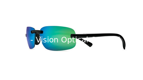 Ultra Lightweight Men's Rimless Sports Sunglasses Polarized lens 100% UV protection TR 90 Unisex frame Brand Designer supplier
