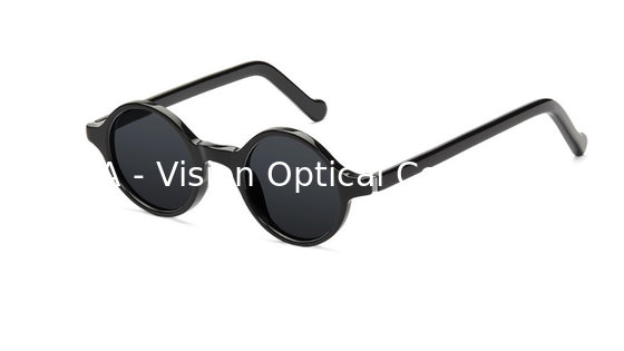 Vintage Round Sunglasses Women Polarized Lens Adjustable Acetate Retro Brand Designer Sunglasses for Women Men supplier