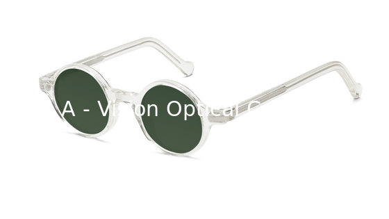 Vintage Round Sunglasses Women Polarized Lens Adjustable Acetate Retro Brand Designer Sunglasses for Women Men supplier