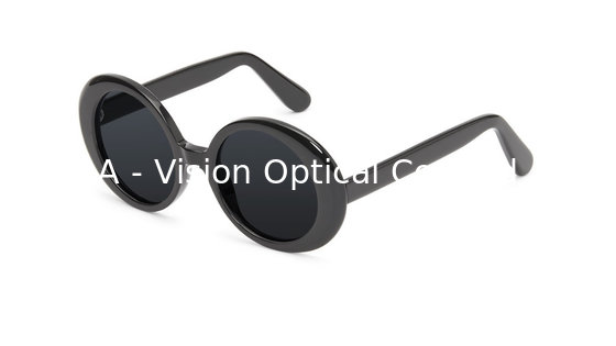 Classic Oversized Womens Mens Sunglasses Polarized UV 400 Protection Fashion Large Round Gradient Frame Design Eyewear supplier