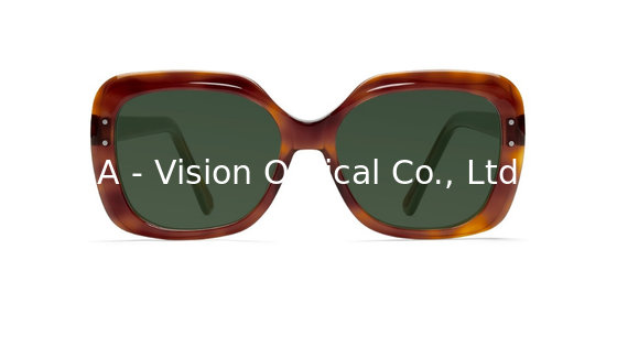 Womens Boyfriend Style Oversize Sunglasses  Vintage UV 400 Protection brand design shade creative frame supplier