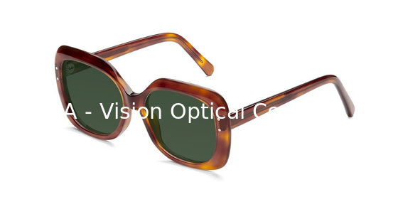 Womens Boyfriend Style Oversize Sunglasses  Vintage UV 400 Protection brand design shade creative frame supplier