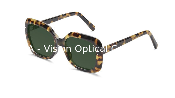 Womens Boyfriend Style Oversize Sunglasses  Vintage UV 400 Protection brand design shade creative frame supplier