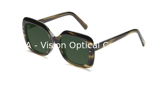 Womens Boyfriend Style Oversize Sunglasses  Vintage UV 400 Protection brand design shade creative frame supplier