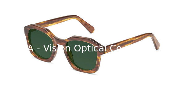 Vintage Polygonal Sunglasses for Women Men Polarized sun Lens 400 UV protection Durable Outdoor Eyeglasses supplier