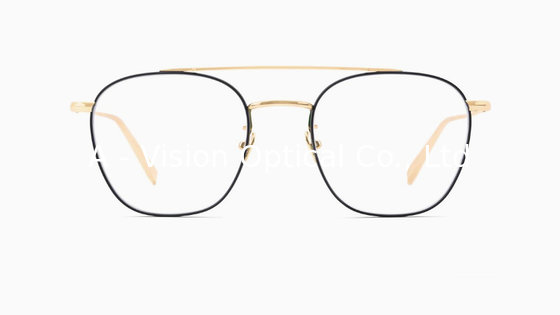 Aviator Rectangular Eyeglasses Frame Modern Creative Designer Frame Untralight Pure Titanium Eyewear anti-blue eyeglass supplier