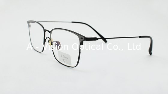 Rectangle Metal Browline Eyeglasses Unisex stainless Frame Full-Rim Stylish Optical Eyewear Frame Durable Reading glass supplier