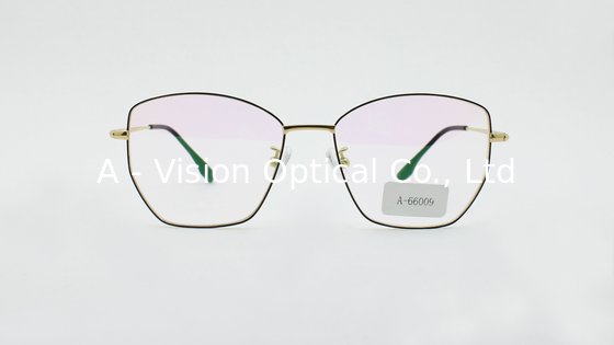 Street Fashion Metal Frame Men Women Clear Lens Glasses Mirrored Flat Lenses Eyeglasses Anti Blue Eye Protection Frame supplier