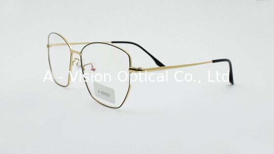 Street Fashion Metal Frame Men Women Clear Lens Glasses Mirrored Flat Lenses Eyeglasses Anti Blue Eye Protection Frame supplier