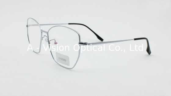 Street Fashion Metal Frame Men Women Clear Lens Glasses Mirrored Flat Lenses Eyeglasses Anti Blue Eye Protection Frame supplier