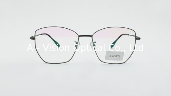 Street Fashion Metal Frame Men Women Clear Lens Glasses Mirrored Flat Lenses Eyeglasses Anti Blue Eye Protection Frame supplier