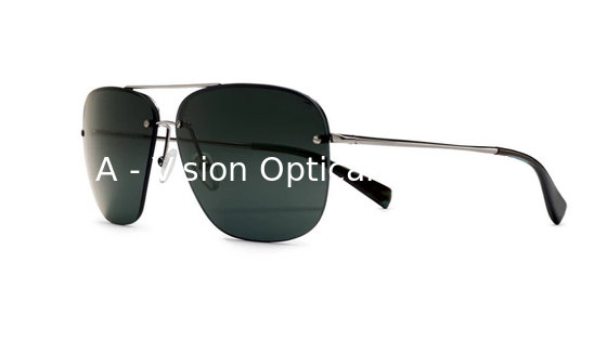 Metal Square Rimless Aviator Sunglasses for Men Women Lightweight Metal Alloy Frame Polarized Lenses Driving Glasses supplier