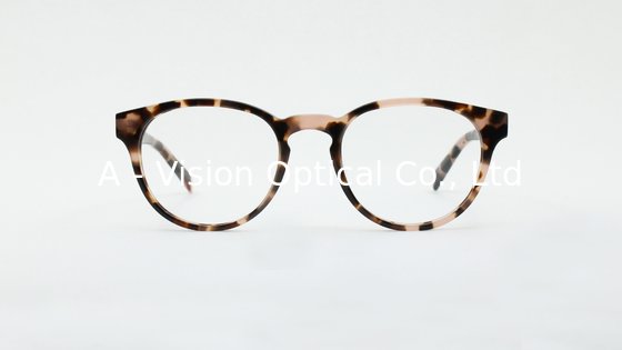 Round Blue Light Blocking Glasses Acetate Computer Eyeglasses with Clear Lens Blue Light Blocking Glasses supplier