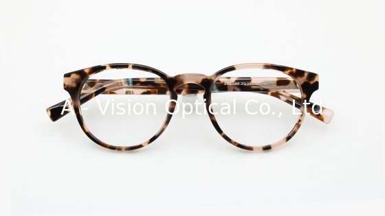 Round Blue Light Blocking Glasses Acetate Computer Eyeglasses with Clear Lens Blue Light Blocking Glasses supplier