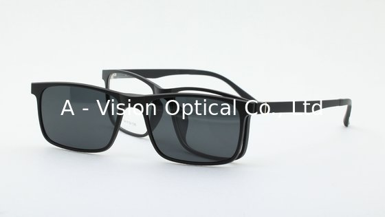 Unisex Magnet Clip on Sunglasses Ultra Light glasse for Outdoor Daily Use Classic Square Shape sunglasses supplier