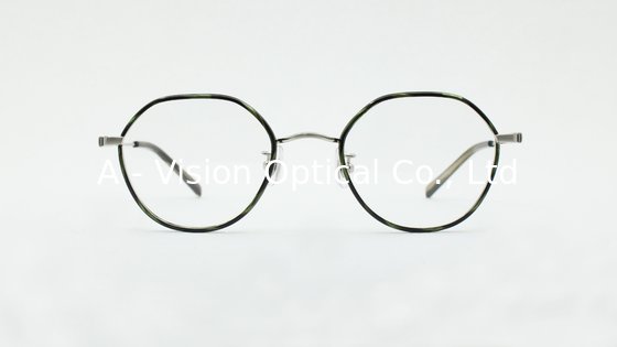 Blue Light Block Glasses Rtro Optical Eyewear Non-prescription Eyeglasses Frame for Women Men with Handmade Acetate Rims supplier
