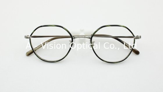 Blue Light Block Glasses Rtro Optical Eyewear Non-prescription Eyeglasses Frame for Women Men with Handmade Acetate Rims supplier