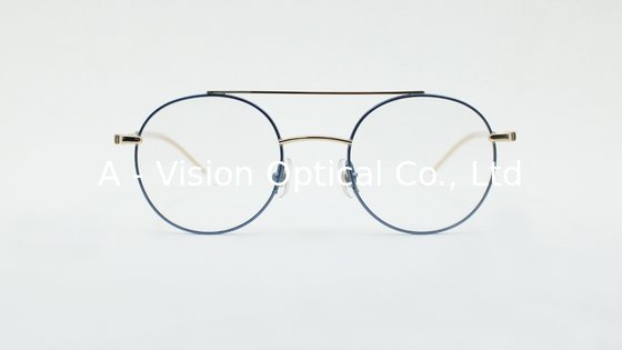 Men Women Computer Glasses Blue Light Blocking Eyewear Fashion Round Optical Eyeglasses with Clear Lens Double Bridges supplier