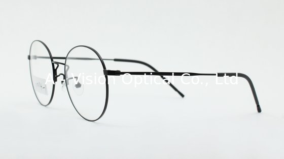 Classic Round Retro Clear Lens Glasses Non-Prescription Metal Eyeglasses  for Men Women Super Lightweight Metal Frames supplier