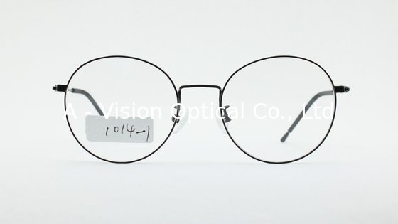 Classic Round Retro Clear Lens Glasses Non-Prescription Metal Eyeglasses  for Men Women Super Lightweight Metal Frames supplier