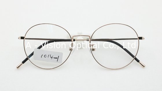 Classic Round Retro Clear Lens Glasses Non-Prescription Metal Eyeglasses  for Men Women Super Lightweight Metal Frames supplier