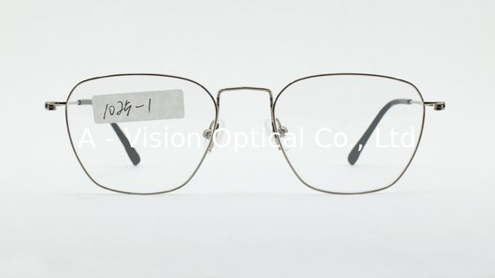 Men Women Fashion Metal Full-Rim Optical Eyewear Frames With Clear Lenses Rectangle Metal Optical Frame Unisex Frames supplier