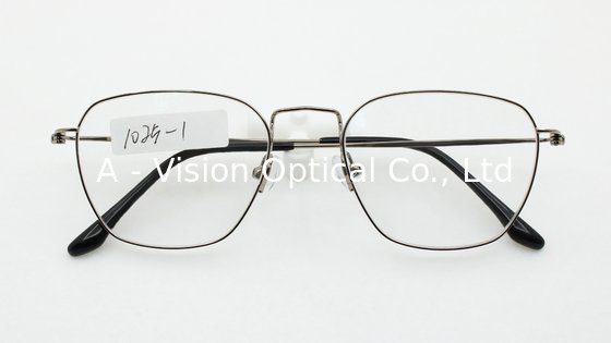 Men Women Fashion Metal Full-Rim Optical Eyewear Frames With Clear Lenses Rectangle Metal Optical Frame Unisex Frames supplier