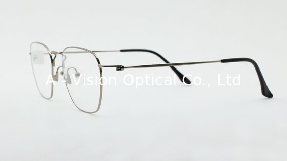Men Women Fashion Metal Full-Rim Optical Eyewear Frames With Clear Lenses Rectangle Metal Optical Frame Unisex Frames supplier