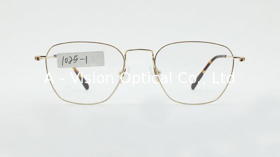 Men Women Fashion Metal Full-Rim Optical Eyewear Frames With Clear Lenses Rectangle Metal Optical Frame Unisex Frames supplier