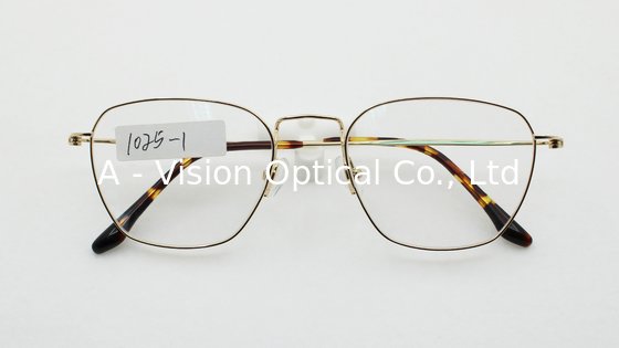 Men Women Fashion Metal Full-Rim Optical Eyewear Frames With Clear Lenses Rectangle Metal Optical Frame Unisex Frames supplier