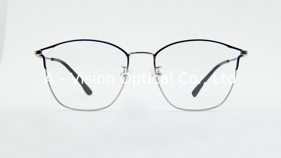 Blue Light Blocking Glasses for Women Man Metal Optical Frames Computer Eyeglasses Durable Non Prescription Glasses supplier