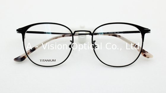 Non Prescription Glasses Frame with Titanium Optical Eyeglasses for Men Women Two tnoe Colors Fashion Crestive Designer supplier