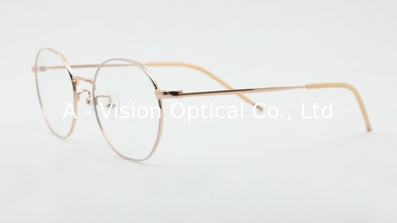 Stainless Metal Reading Eyeglasses Fashion Designer Young Rich Style for Durable Daily Eyewear Unisex Colorful Frames supplier