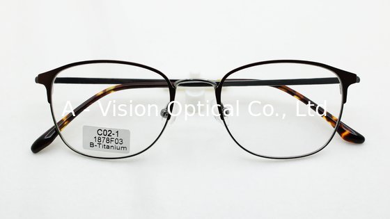 Blue Light Filter Computer Glasses for Mens Womens Metal Eyewear Prescription with Clear Lens Optical Eyeglasses Frame supplier
