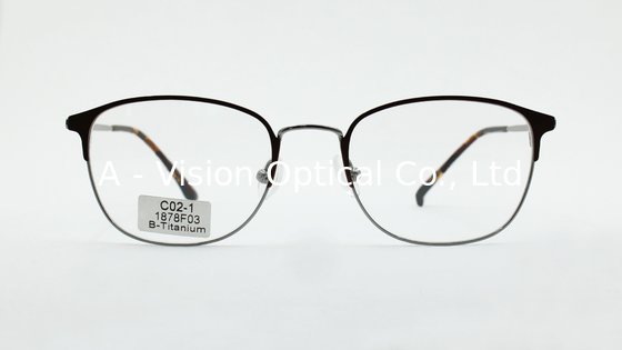 Blue Light Filter Computer Glasses for Mens Womens Metal Eyewear Prescription with Clear Lens Optical Eyeglasses Frame supplier