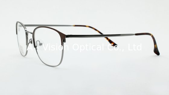 Blue Light Filter Computer Glasses for Mens Womens Metal Eyewear Prescription with Clear Lens Optical Eyeglasses Frame supplier