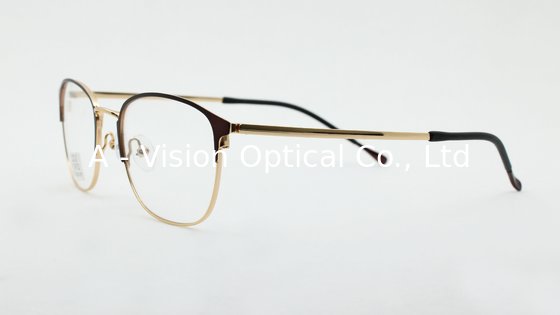 Blue Light Filter Computer Glasses for Mens Womens Metal Eyewear Prescription with Clear Lens Optical Eyeglasses Frame supplier