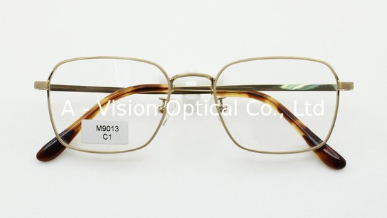 Square Metal Eyeglasses Frame Stainless Steel Frame Durable Reading Computer Glasses for Unisex Prescription Eyeglasses supplier