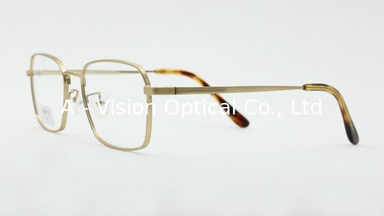 Square Metal Eyeglasses Frame Stainless Steel Frame Durable Reading Computer Glasses for Unisex Prescription Eyeglasses supplier
