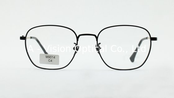 Classic Retro Black Gold Eyeglasses in Pure Titanium Highend Finished Frames for Unisex Reading Business Eye Protection supplier