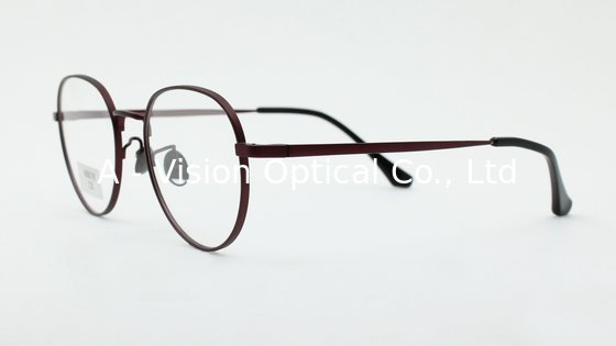 Retro Titanium Round Computer Reading Glasses Metal Circle Frame Eyeglasses Anti Blue Light Lens for Digital Screens supplier