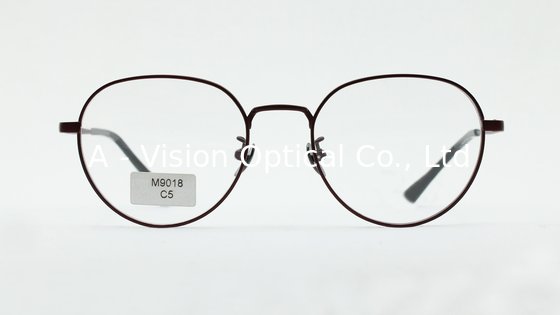 Retro Titanium Round Computer Reading Glasses Metal Circle Frame Eyeglasses Anti Blue Light Lens for Digital Screens supplier
