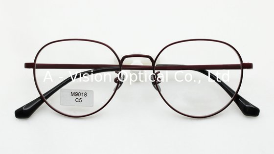 Retro Titanium Round Computer Reading Glasses Metal Circle Frame Eyeglasses Anti Blue Light Lens for Digital Screens supplier