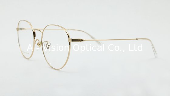 Pure Titanium Retro Prescription Eyeglasses Frame Clear Lens Super Lightweight Computer Reading Eye Glasses supplier