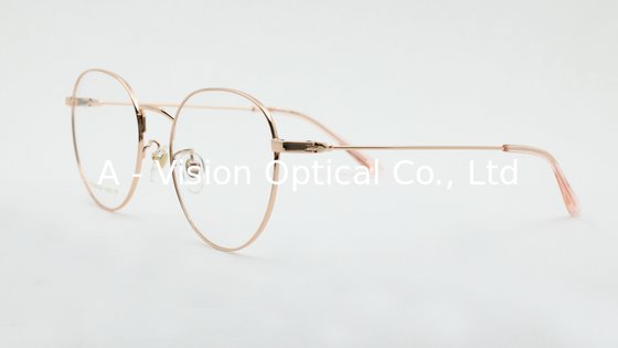 Pure Titanium Retro Prescription Eyeglasses Frame Clear Lens Super Lightweight Computer Reading Eye Glasses supplier