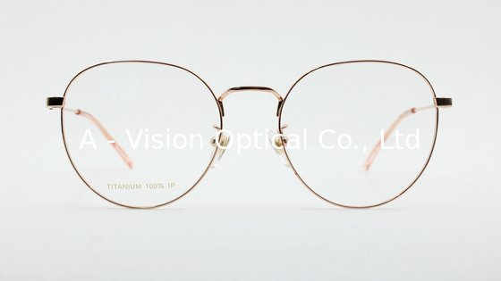 Pure Titanium Retro Prescription Eyeglasses Frame Clear Lens Super Lightweight Computer Reading Eye Glasses supplier