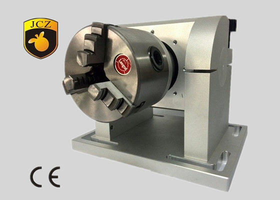 Laser Marking / Engraving Rotary Axis With 80mm Variable Angle
