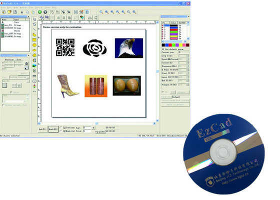 Wire Laser Control Card flying Marking On Strip With EZCAD Software