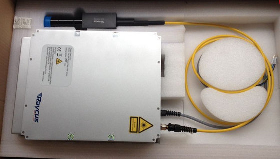 20W Pulsed Fiber Laser Marking Source For Metal / Plastic / PVC